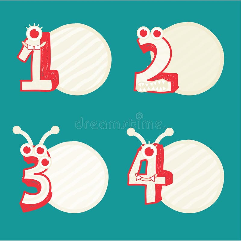 Numbers design stock vector. Illustration of graphic - 36149219