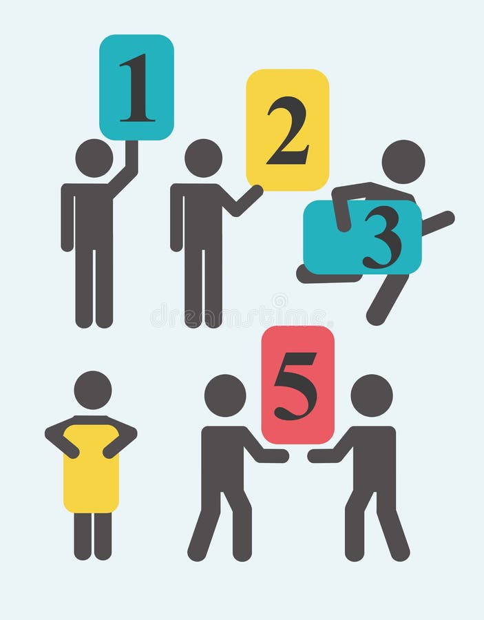 Of humans and numbers stock illustration. Illustration of metaphor ...