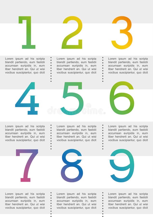Numbers design stock illustration. Illustration of conceptual - 36476562