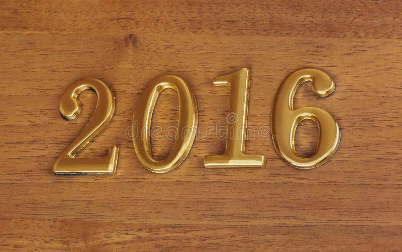 Numbers 2016 on Door - New Year Background Stock Photo - Image of ...