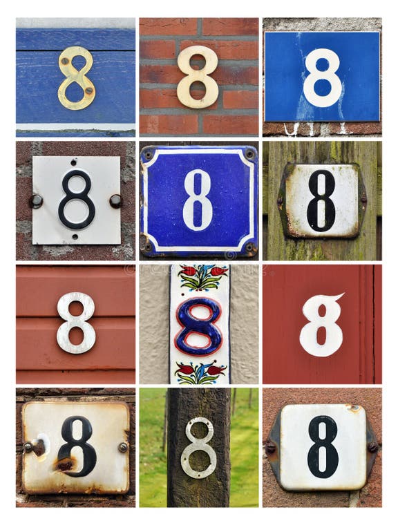 Numbers Eight stock photo. Image of font, object, design - 31302764