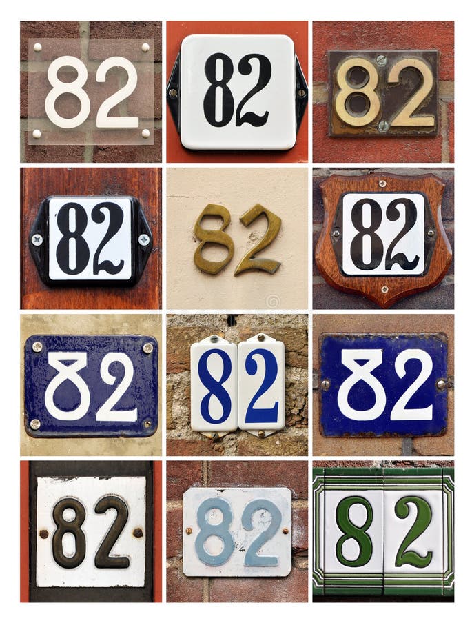 Numbers Eighty-two stock image. Image of magic, composite - 31629693