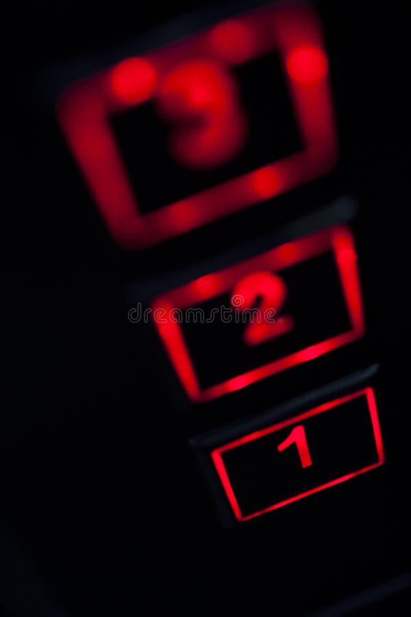 Numbers on Elevator Buttons Stock Image - Image of figure, christma ...