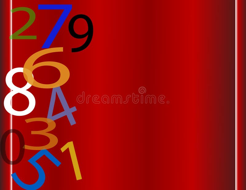 Number falling stock illustration. Illustration of accounting - 610039