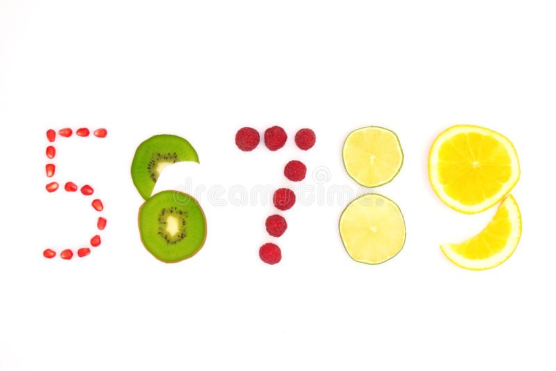 Alphabet Number Zero To Nine Stock Photo - Image of type, five: 69405210
