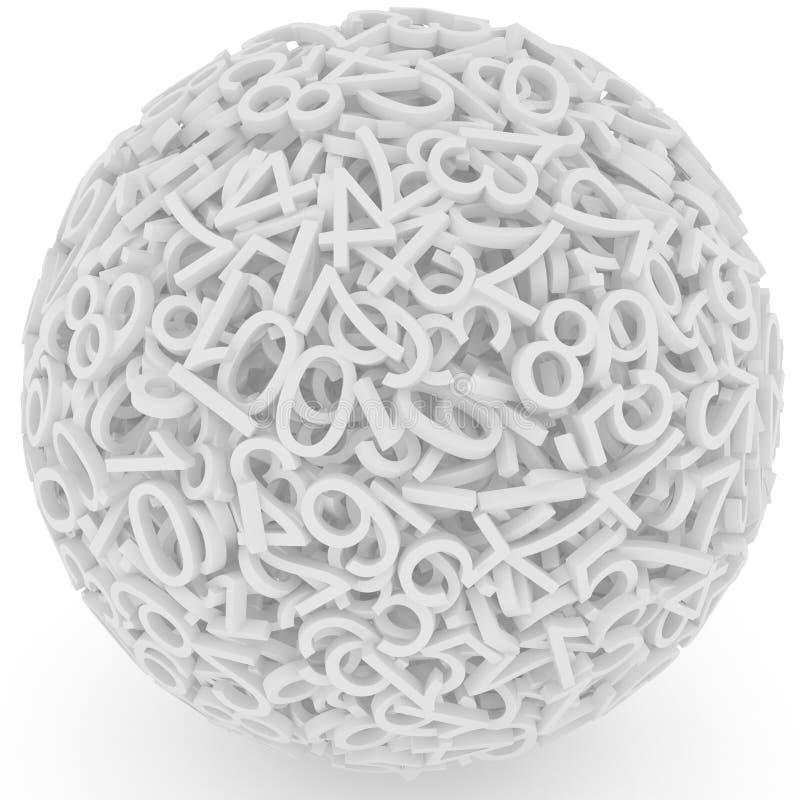 Numbers Forming Sphere Stock Photos - Free & Royalty-Free Stock Photos ...