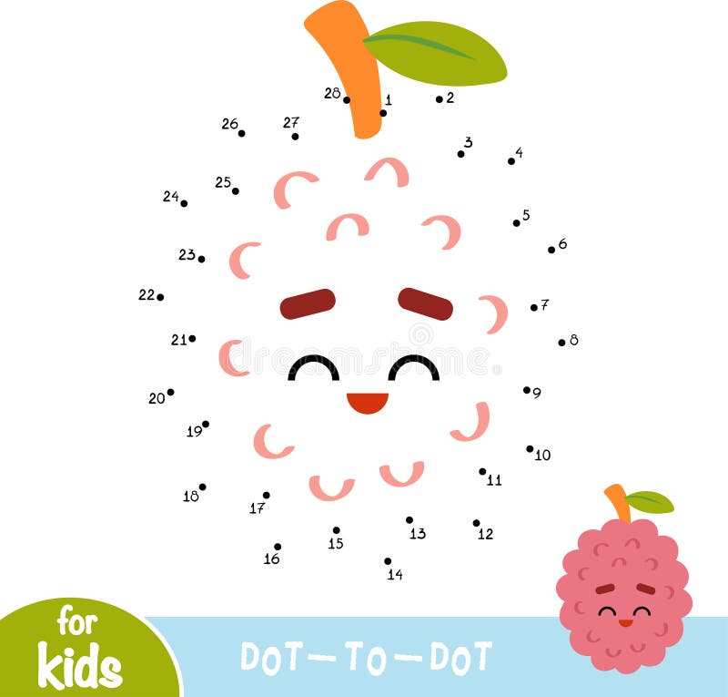 Lychee Black White Drawing Stock Illustrations – 128 Lychee Black White ...