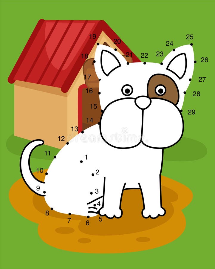 Numbers Game Education Game and Coloring Book for Children Stock Vector ...