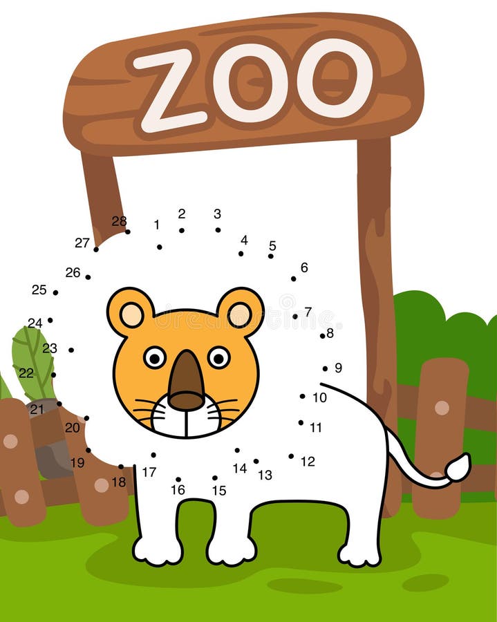 Numbers Game Education Game and Coloring Book for Children Stock Vector ...