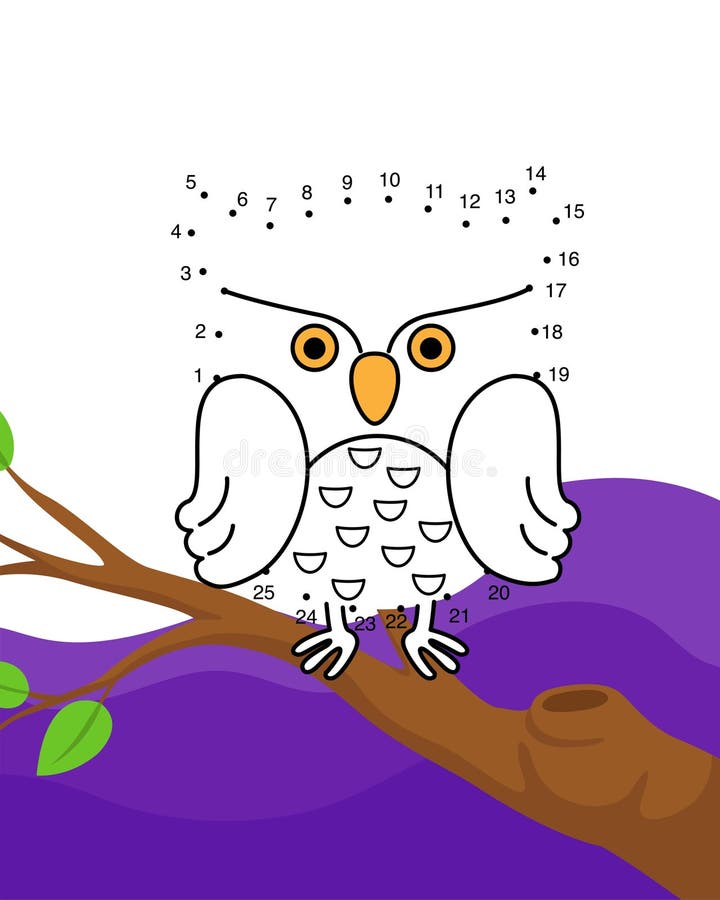 Numbers Game Education Game and Coloring Book for Children Stock Vector ...