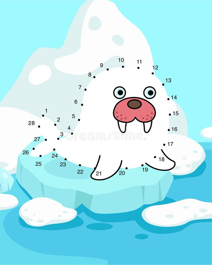 Numbers Game Education Game and Coloring Book for Children Stock Vector ...