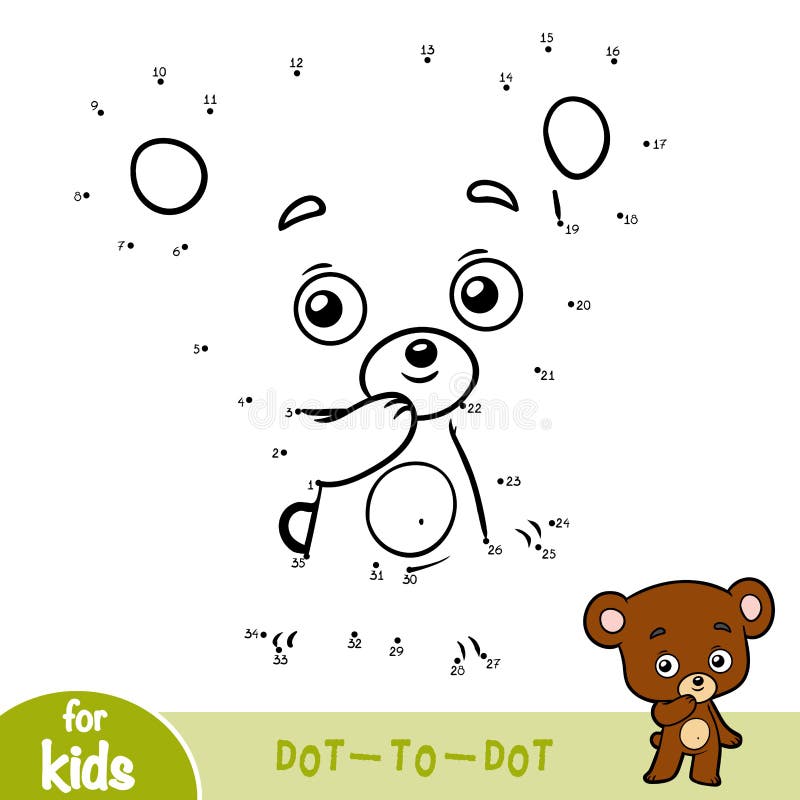 Bear Dot To Dot Stock Illustrations – 169 Bear Dot To Dot Stock ...