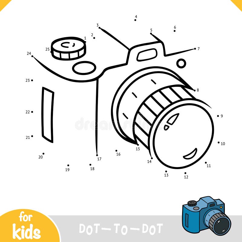 Kid Camera Coloring Page Stock Illustrations – 52 Kid Camera Coloring ...