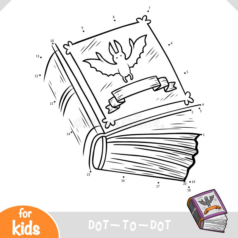 Numbers Game, Education Dot To Dot Game for Kids, Magic Book Stock ...