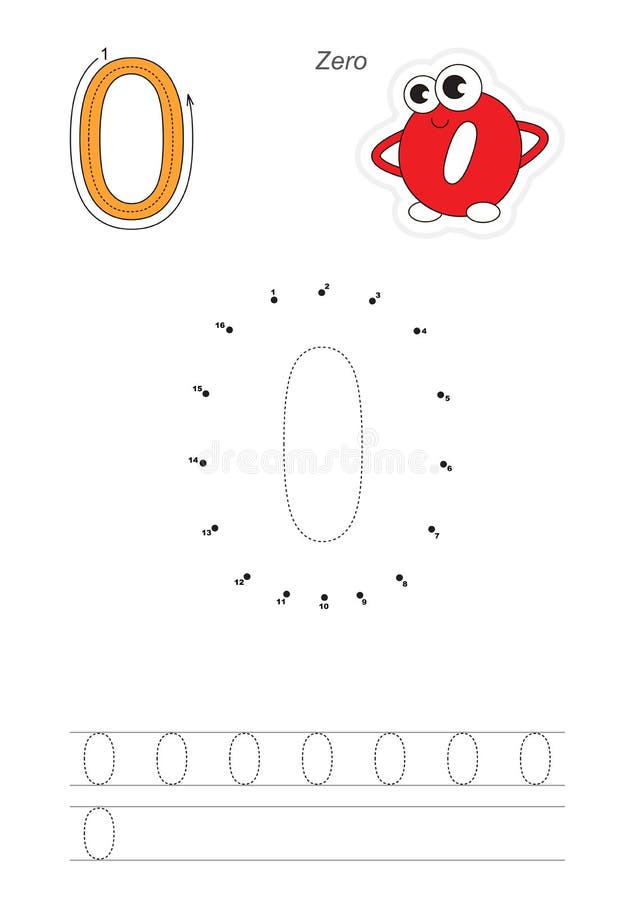 Numbers Game for Figure Zero Stock Illustration - Illustration of ...
