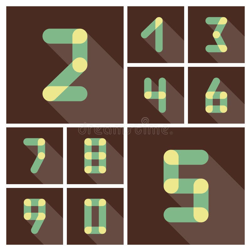 Number icons. stock vector. Illustration of mathematics - 12753096