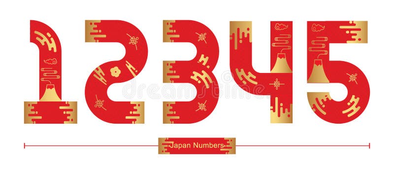 Japan Numbers Stock Illustrations – 807 Japan Numbers Stock ...