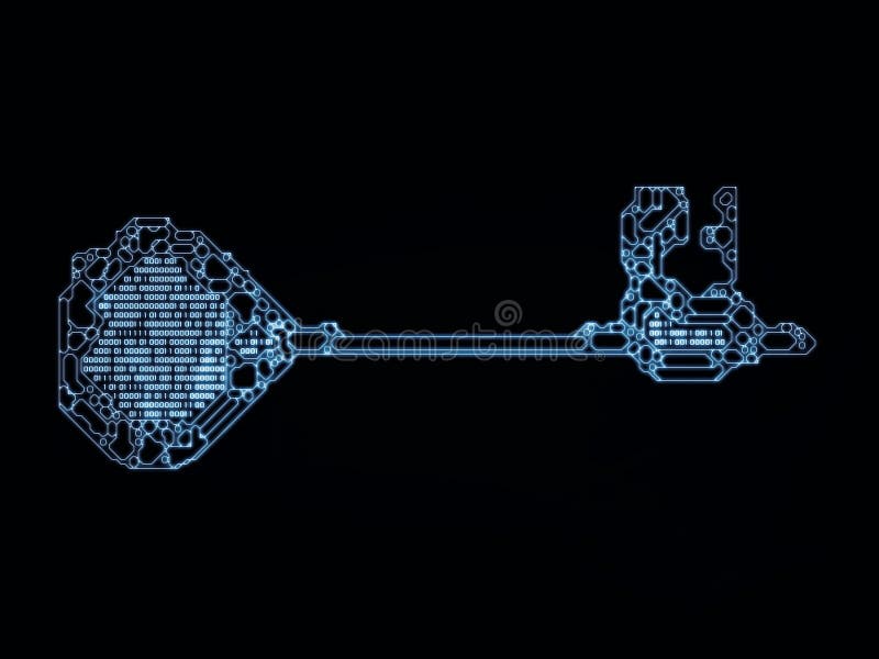 Numbers of Key Code stock illustration. Illustration of break - 33332100