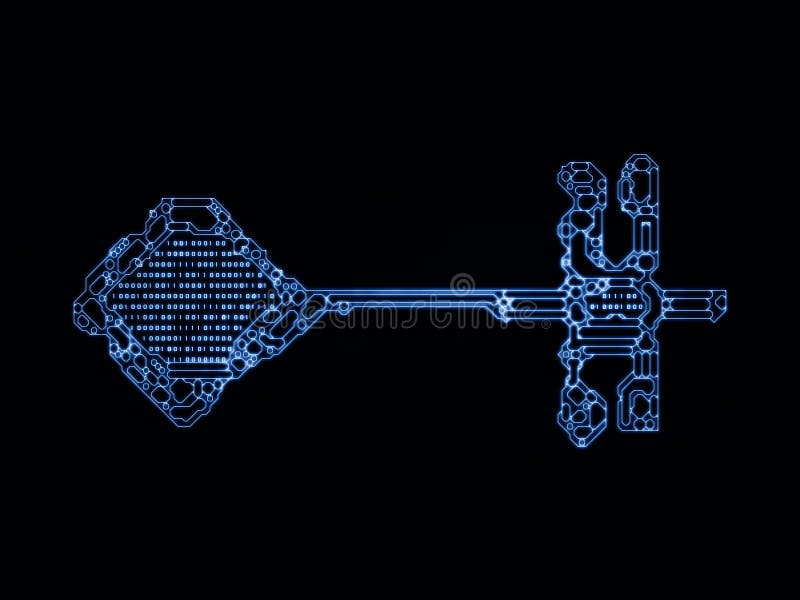 Numbers of Key Code stock illustration. Illustration of break - 33332100