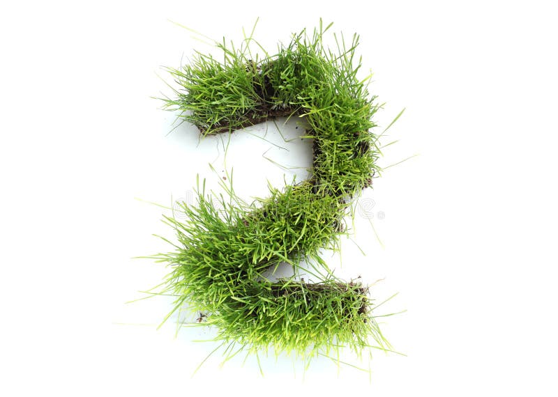 Numbers made of grass stock photo. Image of lawn, nature - 9048404