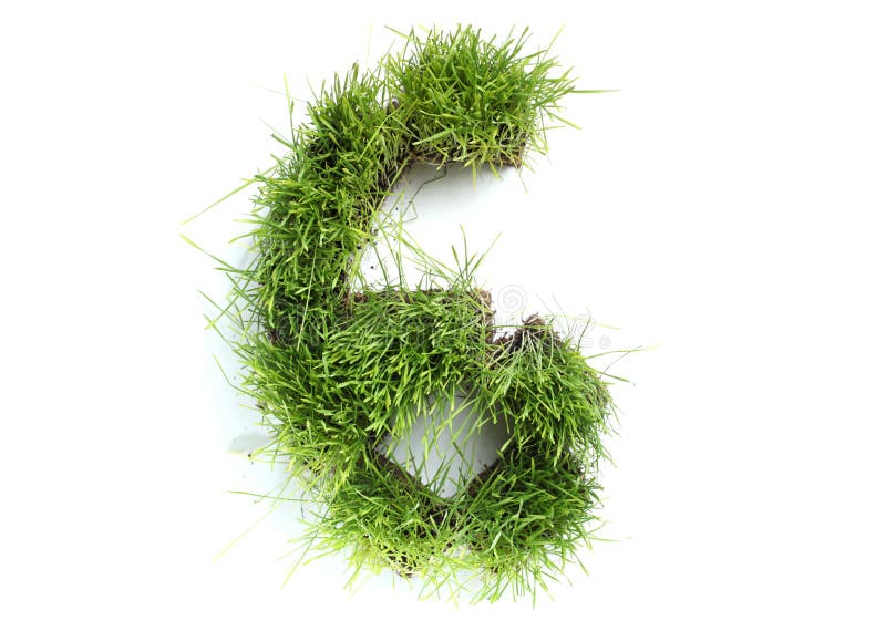 Numbers made of grass stock image. Image of letters, summer - 9048495