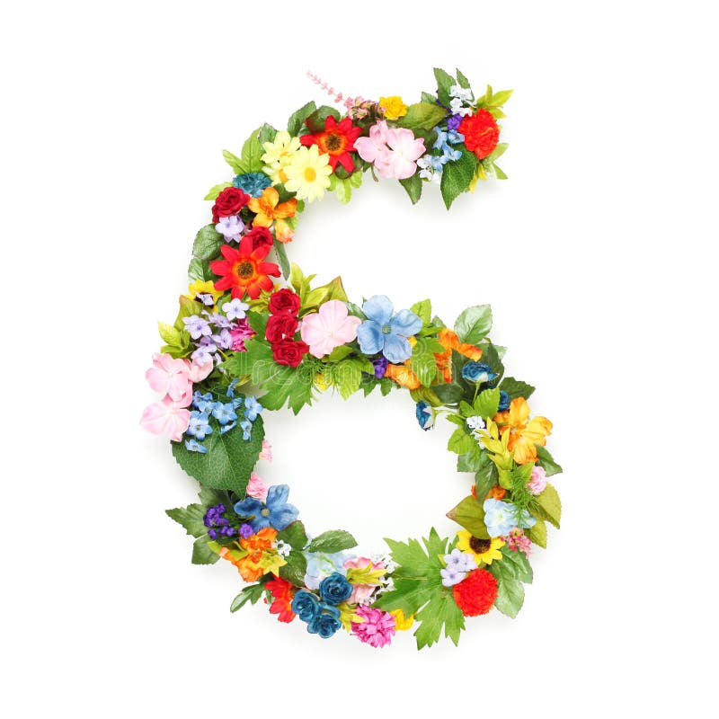 109 Numbers Made Leaves Flowers Stock Photos - Free & Royalty-Free ...