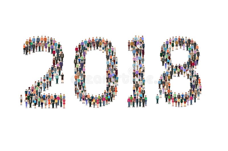 People numbers collection stock vector. Illustration of business - 84895994