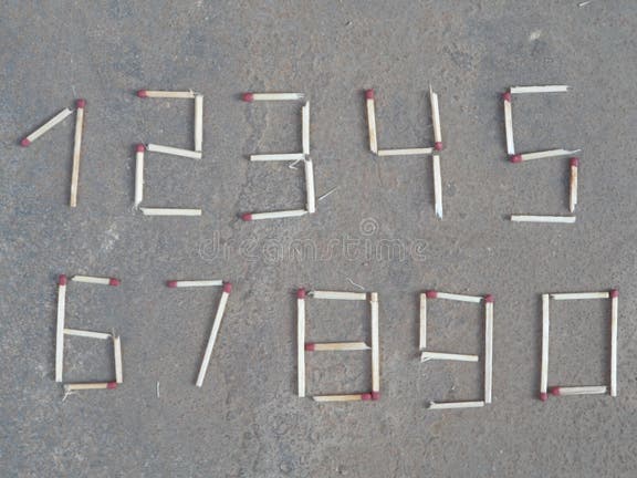 Numbers 1 2 3 4 5 6 7 8 9 0 from Match Arithmetic Count Eight Figure ...