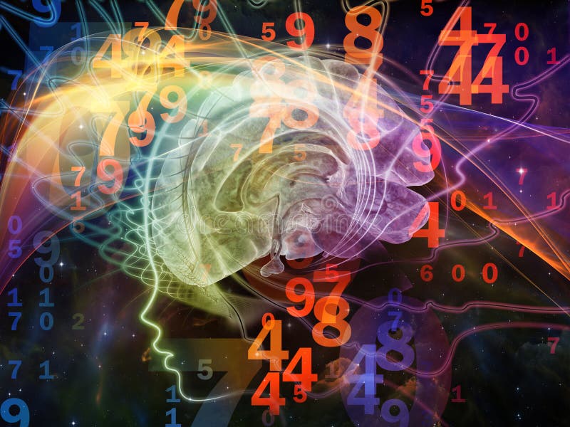 Numbers of the Mind stock illustration. Illustration of human - 44270449