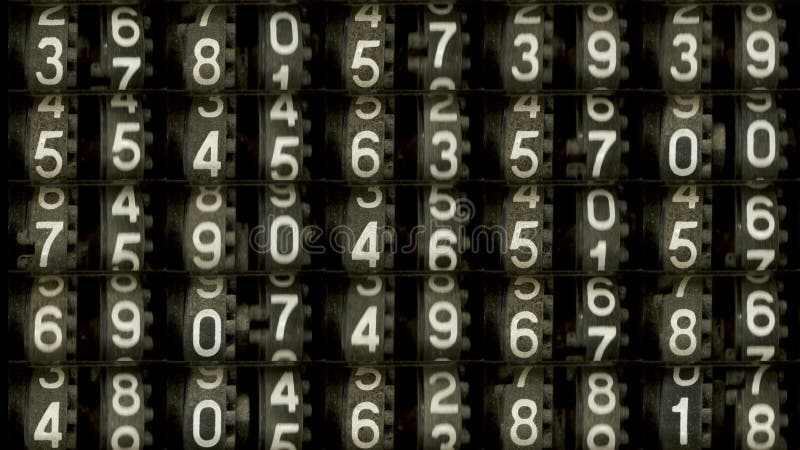 Numbers Moving on Cassette Tape Counter Stock Video - Video of ...