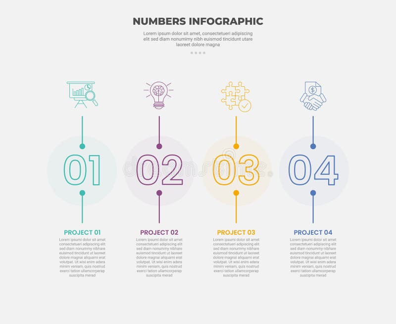 Set Template Number Steps Presentation Powerpoint12 Stock Vector ...