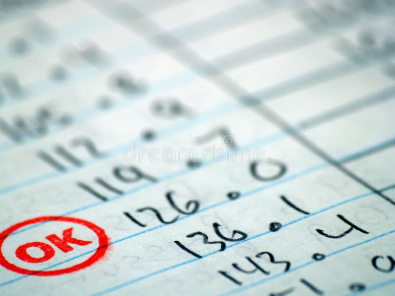 Numbers with OK stamp stock image. Image of help, successful - 4315997