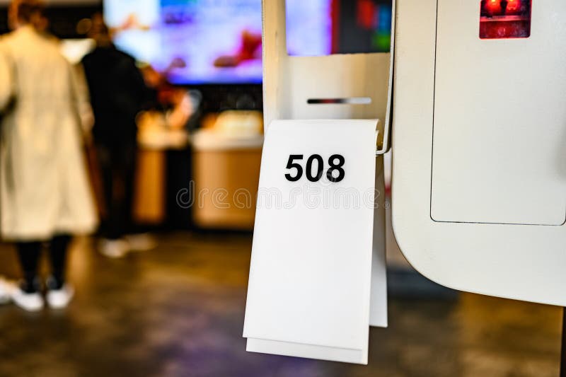 Numbers of Orders on the Self-order Counter Inside the McDonald S ...