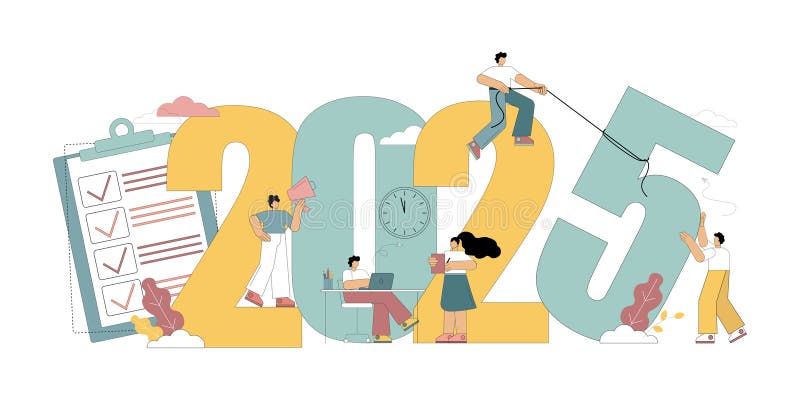 Numbers 2025. People Change 2024 To 2025. Preparing for the New Working ...