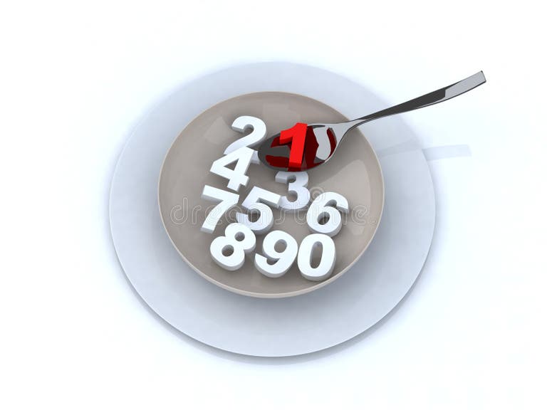Numbers Spoon Stock Illustrations – 213 Numbers Spoon Stock ...