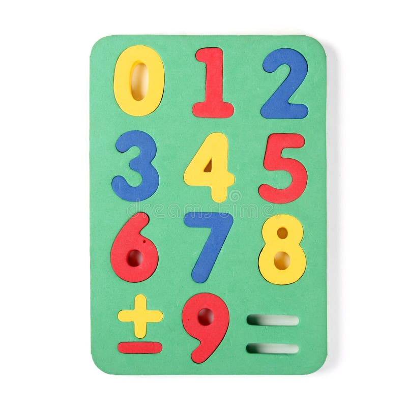 Numbers puzzle pieces stock image. Image of playing, numbers - 35020983