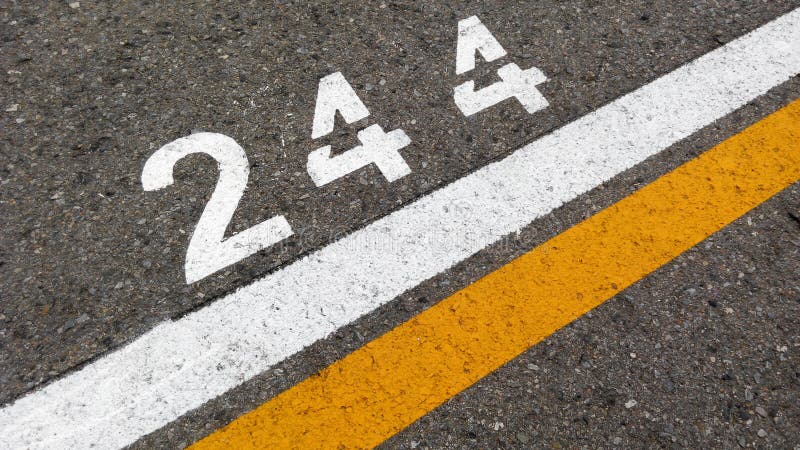 Numbers on the road stock image. Image of gray, traffic - 216207533