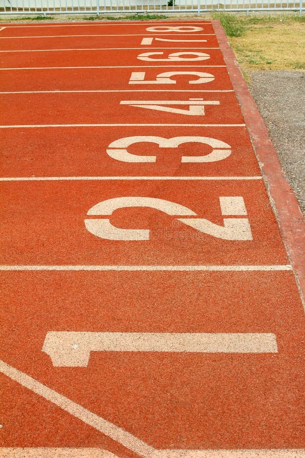 Number 2 on running track stock photo. Image of calculus - 152961296