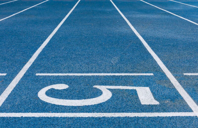 Numbers on running track stock photo. Image of competition - 71133726