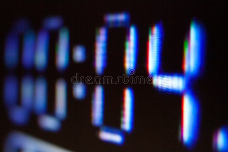 Numbers on the screen stock photo. Image of minute, damage - 172547590