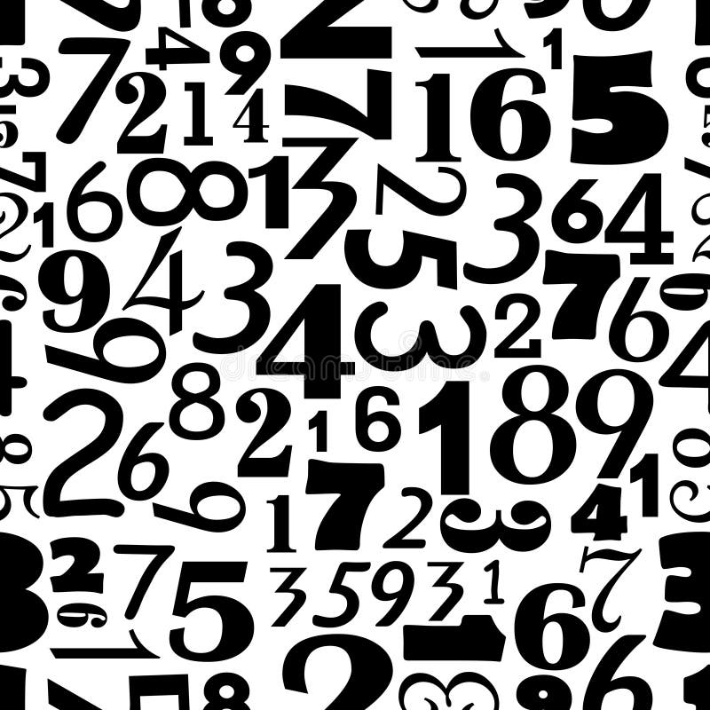Monochrome Digits Stock Illustrations – 282 Monochrome Digits Stock ...