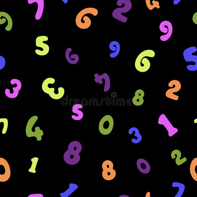 Colored Numbers Children Mathematics Stock Illustrations – 130 Colored ...