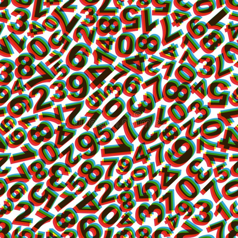 Vector Illustration Numbers Stock Illustrations – 122,372 Vector ...