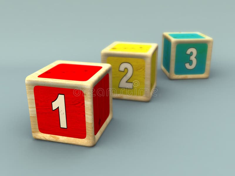 Numbers sequence stock illustration. Illustration of play - 534802