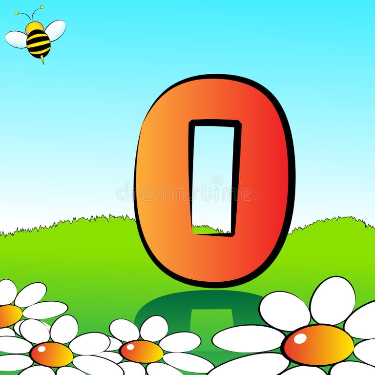 Numbers Serie for Kids - #00 Stock Vector - Illustration of ...