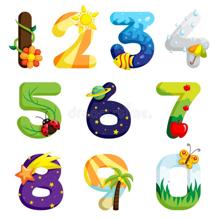 Fancy Numbers Stock Illustrations – 1,535 Fancy Numbers Stock ...