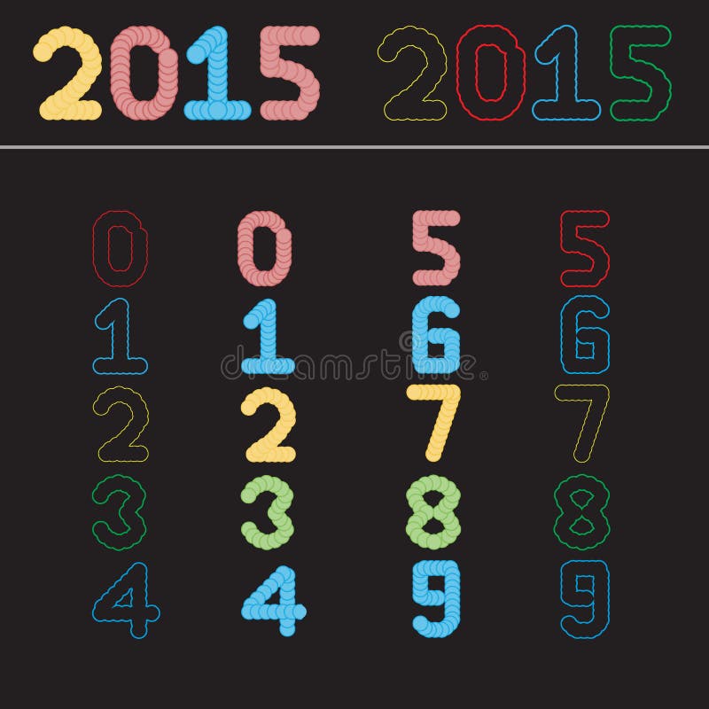 Numbers set. Vector stock vector. Illustration of light - 43292310 Numbers set. Vector stock vector. Illustration of light - 43292310