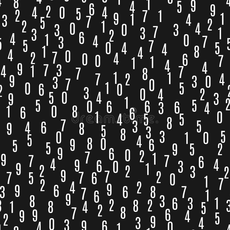 Seamless Pattern with the Numbers Stock Vector - Illustration of ... Seamless Pattern with the Numbers Stock Vector - Illustration of ...