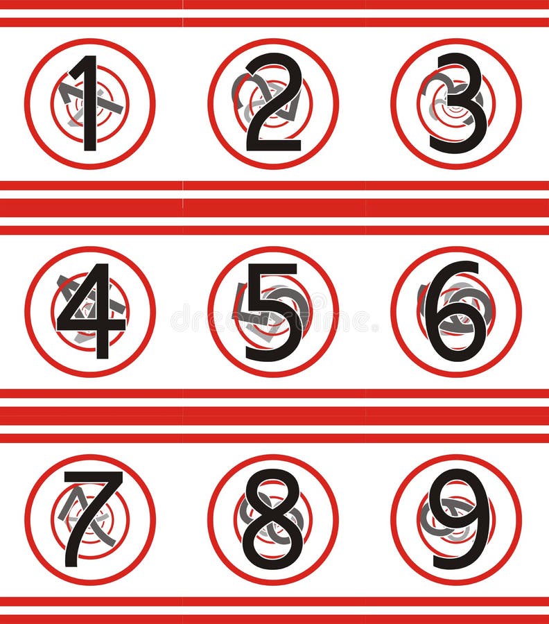 Spinning Numbers Stock Illustrations – 378 Spinning Numbers Stock ...