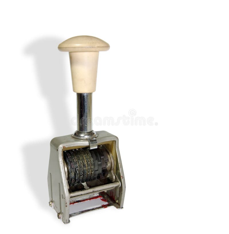 Stamper stock image. Image of dates, studio, rubber, date - 20544593